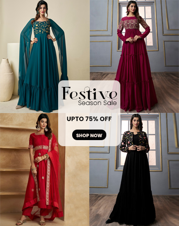 Indian Clothing Online- Buy Sarees, Salwar Suits, Lehengas-Inddus ...