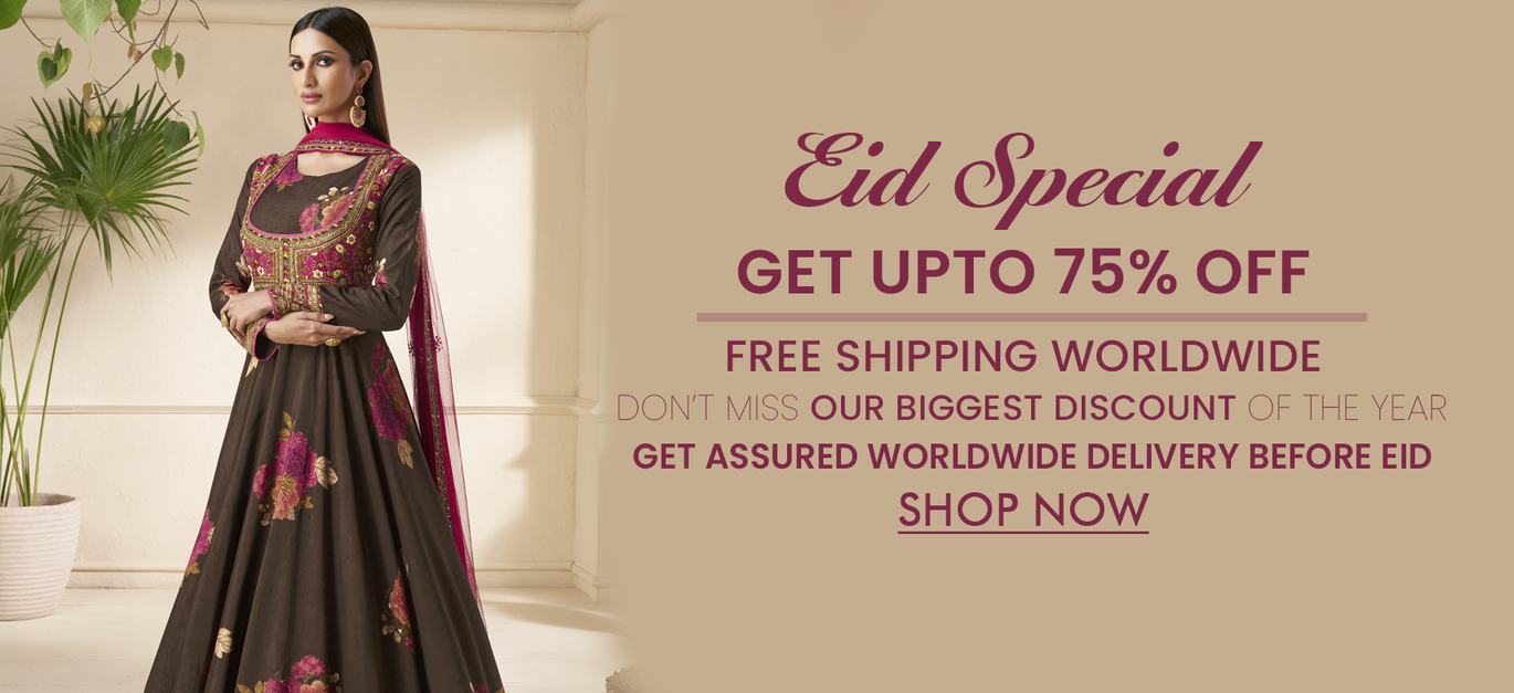 Indian Clothing Online- Buy Sarees, Salwar Suits, Lehengas-Inddus ...