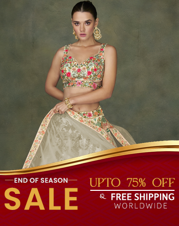 Indian Clothing Online- Buy Sarees, Salwar Suits, Lehengas-Inddus ...