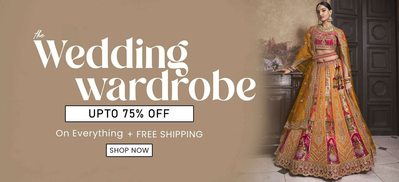 Indian Clothing Online- Buy Sarees, Salwar Suits, Lehengas-Inddus ...