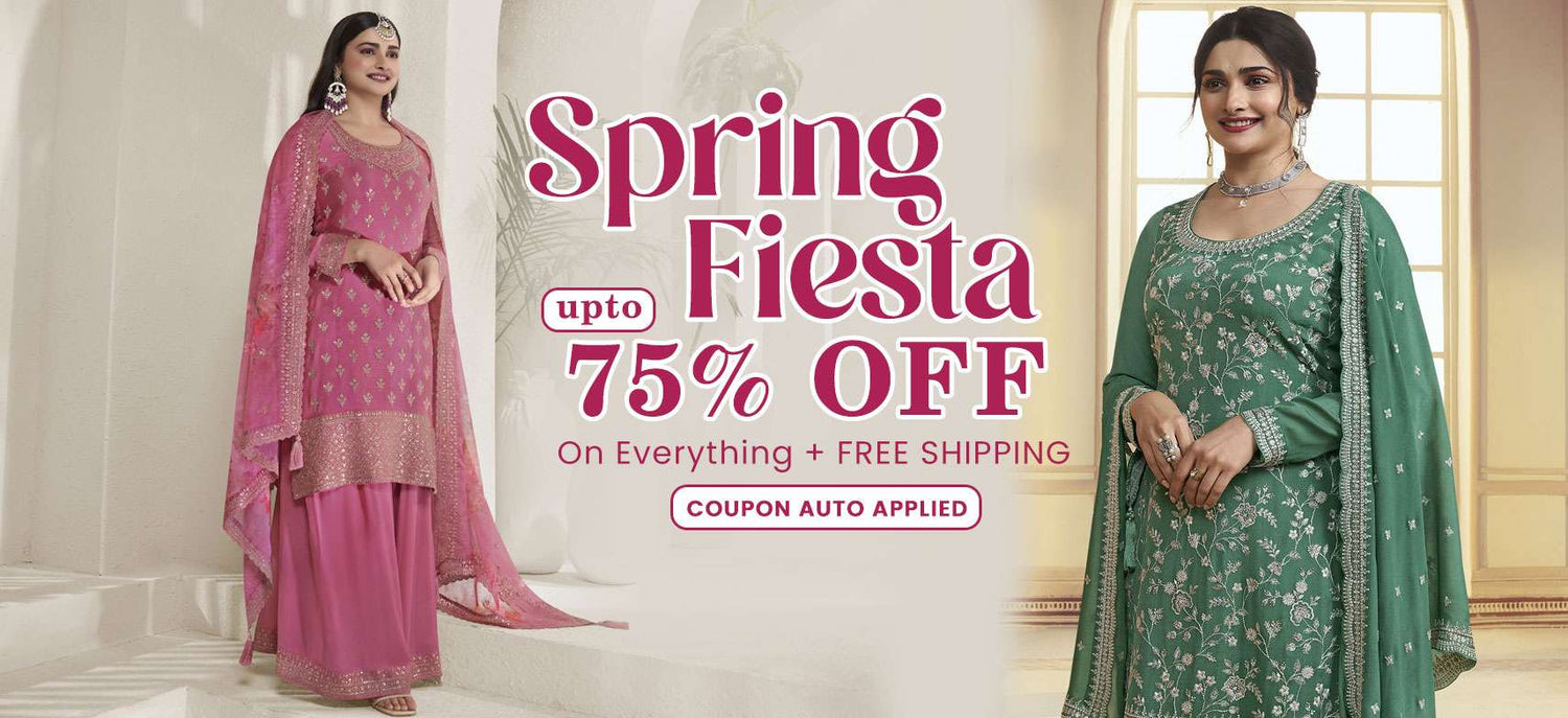 Indian Clothing Online- Buy Sarees, Salwar Suits, Lehengas-Inddus ...